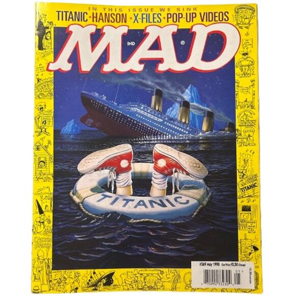 Mad Magazine | Other | Mad Magazine Titanic May 998 Issue 369 Vintage ...